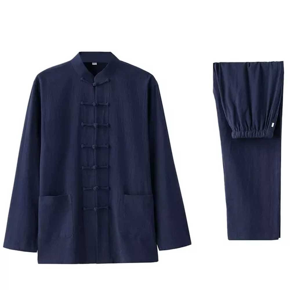 Our Blue Color Kungfu Uniforms Pro Quality Satin Material Kungfu ...